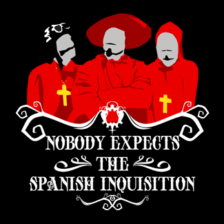 Monty Python Spanish Inquisition Gif