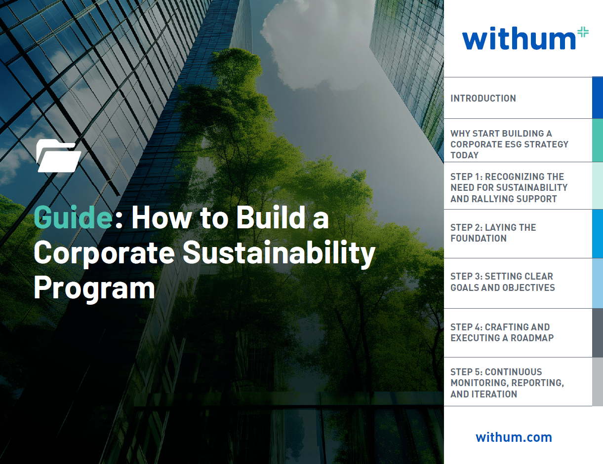 Guide How To Build A Corporate Sustainability Program Withum