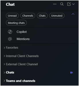Organize Microsoft Teams Chats and Channels With Sections - Withum